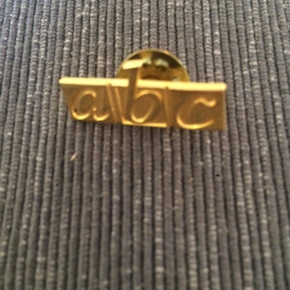Vintage | Jewelry | Vtg 99s Abc Pin Great Teacher | Poshmark